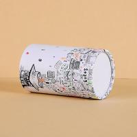 China Graduation Season Clothing Paper Tube Packaging Boxes T-Shirt Circular Paper Boxes for sale