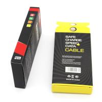 China Printing Earphone Packaging Box Data Cable White Cardboard Box Corrugated Window for sale