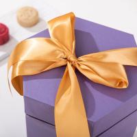 China Customized Creative Hexagonal Heaven And Earth Cover Packaging Color Box for sale