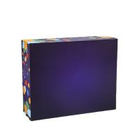 China Folding packaging gift box, color paper box, printed logo, health product gift box customization for sale