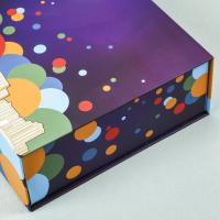 China Folding packaging gift box, color paper box, printed logo, health product gift box customization for sale