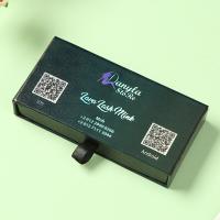 China Customized eyelash storage box pull-out false eyelash packaging box UV printing process beauty eyelash gift box for sale