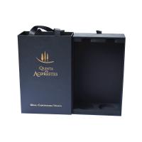 China Double drawer style custom red wine gift box packaging paper box portable packaging wine gift box for sale