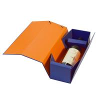 China Folding Red Wine Box Customized Boutique Red Wine Packaging Box Single Pack Red Wine Gift Box Customization for sale