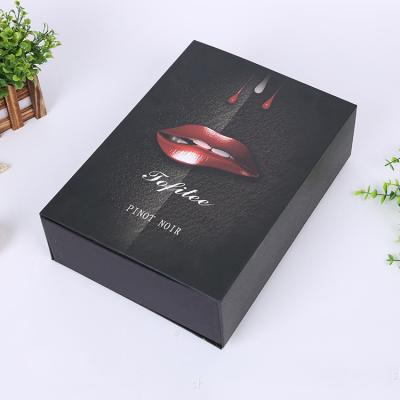 China Custom flip packaging box Baijiu carton red wine gift box outer packaging box wine box can be printed for sale