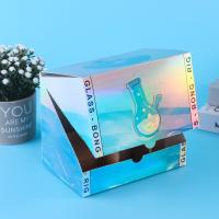 China Laser paper box, illusion packaging box, customized cosmetics set, daily necessities silver cardboard storage box for sale