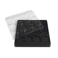 China Chocolate blister inner tray customized food candy blister lining biscuit PET tray packaging box for sale