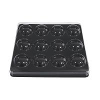 China Chocolate blister inner tray customized food candy blister lining biscuit PET tray packaging box for sale