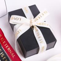 China Customized gilded ribbed ribbon bouquet packaging, ribbon cake packaging, rope weaving for sale