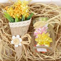 China Wood colored Lafite bouquet red wine fruit gift box filled with decorative grass for sale