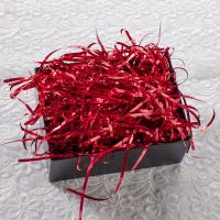 China Laser bright colored silk gift box with hand gift, candy box with padding and dazzling colored silk raffiti grass for sale