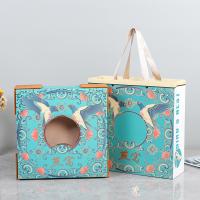 China Custom bird's nest exquisite packaging gift box Heaven and earth cover gift box high-grade hand gift box for sale
