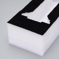 China Custom epe pearl-cotton profiled shock-proof foam box flocking inner liner for sale