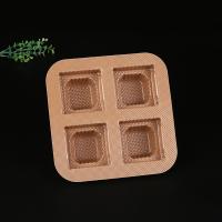 China pet inner golden blister tray custom Mid-Autumn moon cake gift box plastic bottom blister box custom for sale