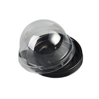 China Customized round egg yolk crisp packing box pvc transparent bubble shell plastic box snow Mei Niong blister packing box for sale