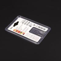 China Custom pvc transparent blister inner tray anti-theft card blister packaging precision hardware blister inner tray for sale