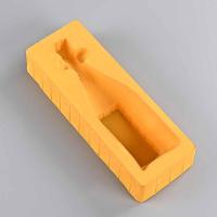 China Customized gift pp flocking blister lining tray wine bottle gift box pet packaging with PVC blister wine holder for sale