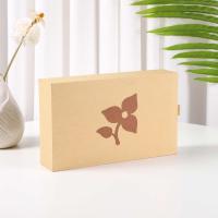 China Custom kraft paper crafts gift box Belt packing box Silk scarf packing box drawer gift box for sale