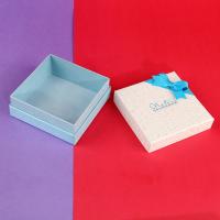 China Custom bow small gift box box cover birthday gift box square universal packaging gift box for sale