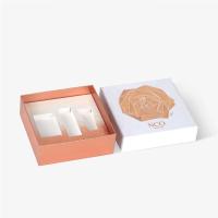 China Hollow perfume packaging gift box pressed texture high-grade gift cover packaging box customization for sale