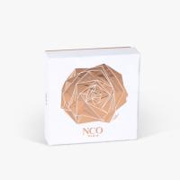 China Hollow perfume packaging gift box pressed texture high-grade gift cover packaging box customization for sale