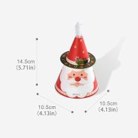 China Funny Christmas cartoon Santa Claus elk candy cookie set color box packaging custom for sale