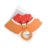 China Funny Christmas cartoon Santa Claus elk candy cookie set color box packaging custom for sale