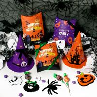 China Funny Halloween cartoon hat candy cookie gift box custom Halloween packaging color packaging box for sale