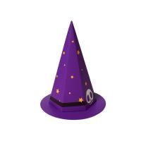 China Funny Halloween cartoon hat candy cookie gift box custom Halloween packaging color packaging box for sale