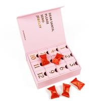 China Gold stamping printing surprise birthday countdown calendar gift box can be customized mystery gift box for sale