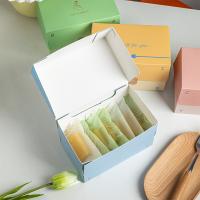 China Wind nougat snow flake cookie packaging gift box Macaron Mung bean cake pineapple cookie small box custom made for sale