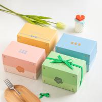 China Wind nougat snow flake cookie packaging gift box Macaron Mung bean cake pineapple cookie small box custom made for sale
