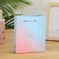 China Birthday gift bag with hand-made paper bag perfume lipstick gift bag small Christmas bag for sale