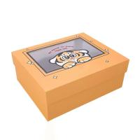 China Heaven and earth cover window gift box customized visual shirt stationery birthday gift box square packing box for sale