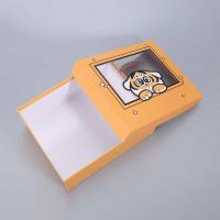 China Heaven and earth cover window gift box customized visual shirt stationery birthday gift box square packing box for sale