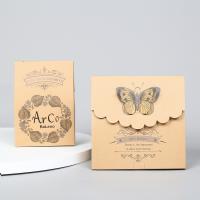 China Custom kraft paper candy box personality black cardboard hollowed window box custom for sale