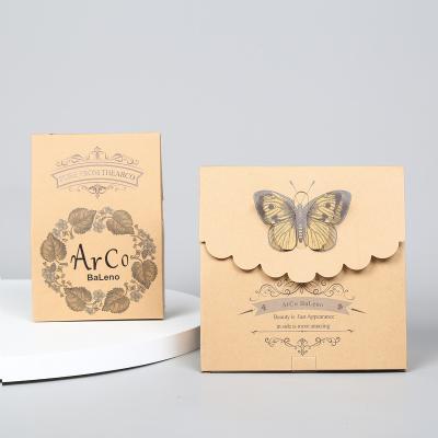China Custom kraft paper candy box personality black cardboard hollowed window box custom for sale