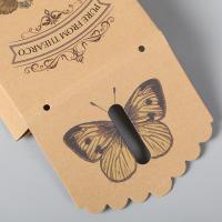 China Custom kraft paper candy box personality black cardboard hollowed window box custom for sale