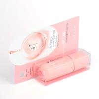 China Lip balm blister hot seal paper card printing inner plate transparent PET PVC hot pressure blister box customization for sale