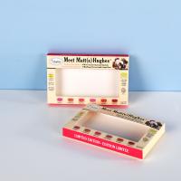 China Lipstick cosmetics carton lip glaze set window box custom color gift box custom for sale