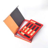 China Flip lipstick gift box customization Built-in sponge punching cosmetics gift box customization for sale