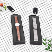 China Pvc transparent clamshell watch box Custom tempered strap box men's and women's watch box for sale