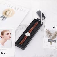 China Pvc transparent clamshell watch box Custom tempered strap box men's and women's watch box for sale