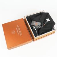 China Silver ironing process built-in satin cloth shirt T-shirt suit gift box Custom high-end heaven and earth cover gift box for sale
