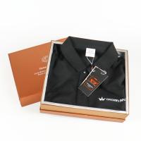 China Silver ironing process built-in satin cloth shirt T-shirt suit gift box Custom high-end heaven and earth cover gift box for sale