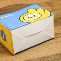 China Egg toast sandwich carton Hamburger box with lid transparent disposable high-grade packaging box customization for sale