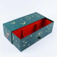 China High-grade hot stamping printing drawer type red wine packaging gift box holiday gift gift box customization for sale