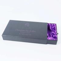 China Drawer wig beauty tools packaging box with satin cloth custom cardboard high-grade paper packaging box gift box for sale