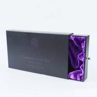 China Drawer wig beauty tools packaging box with satin cloth custom cardboard high-grade paper packaging box gift box for sale