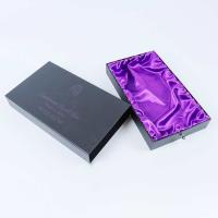 China Drawer wig beauty tools packaging box with satin cloth custom cardboard high-grade paper packaging box gift box for sale